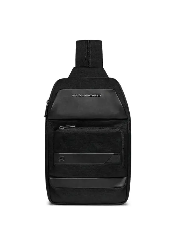 PIQUADRO Logo-plaque Panelled Backpack