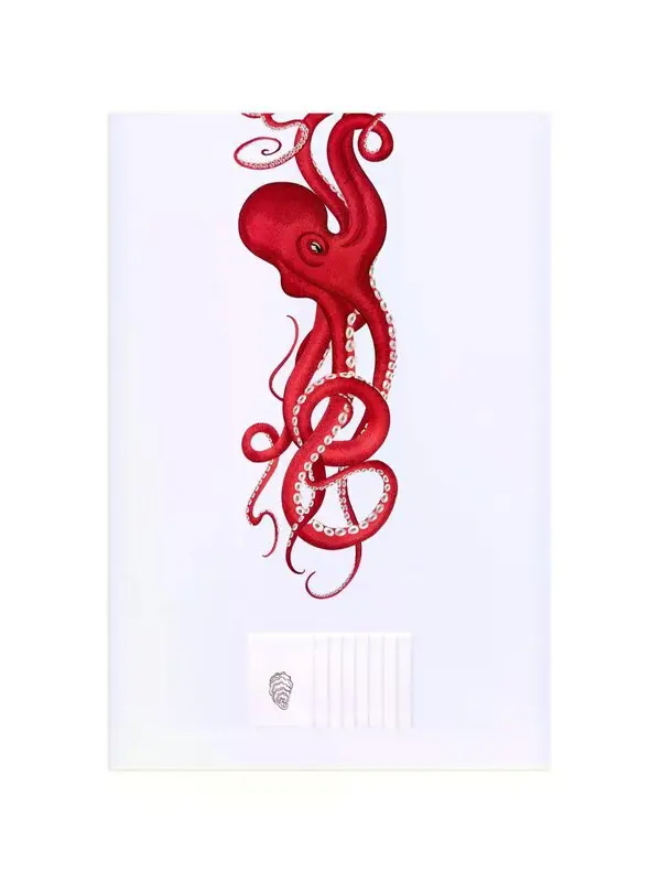 DYVOSHYV Octopus's Hospitality Tablecloth And Napkins Set - White