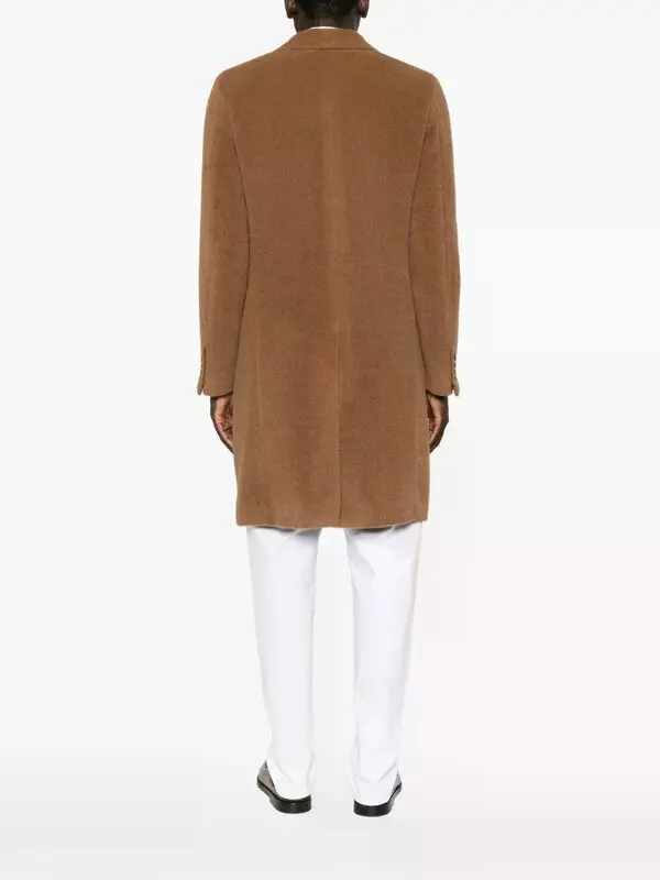 Canali Double-breasted Peak-lapel Coat