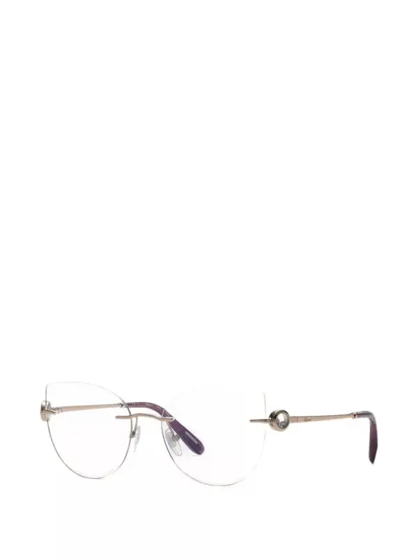 Chopard Rimless Cat-eye Eyeglasses - Gold
