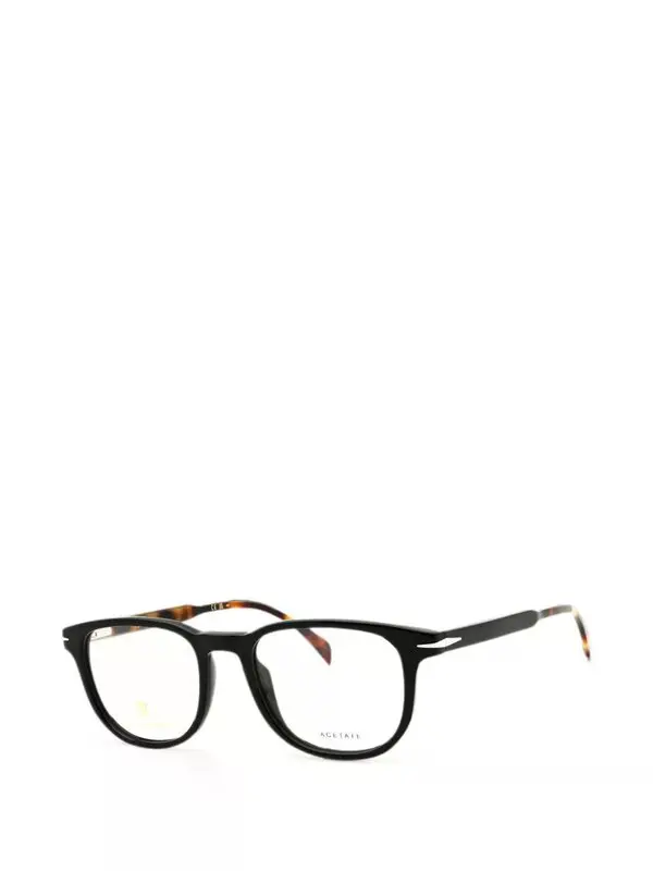 DB EYEWEAR BY DAVID BECKHAM Tortoiseshell-effect Rectangle-frame Glasses