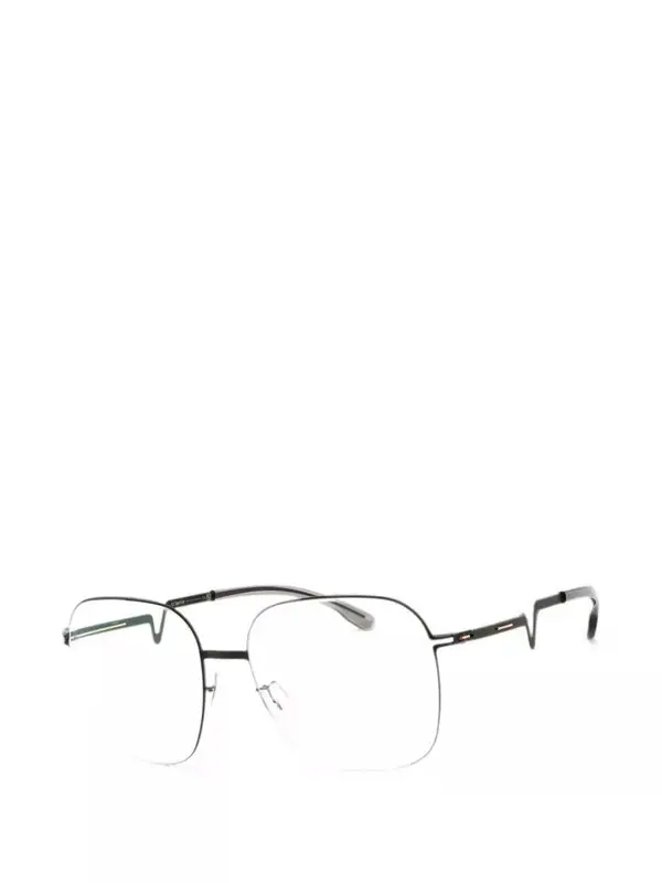 IC! BERLIN Geometric-frame Glasses - Black