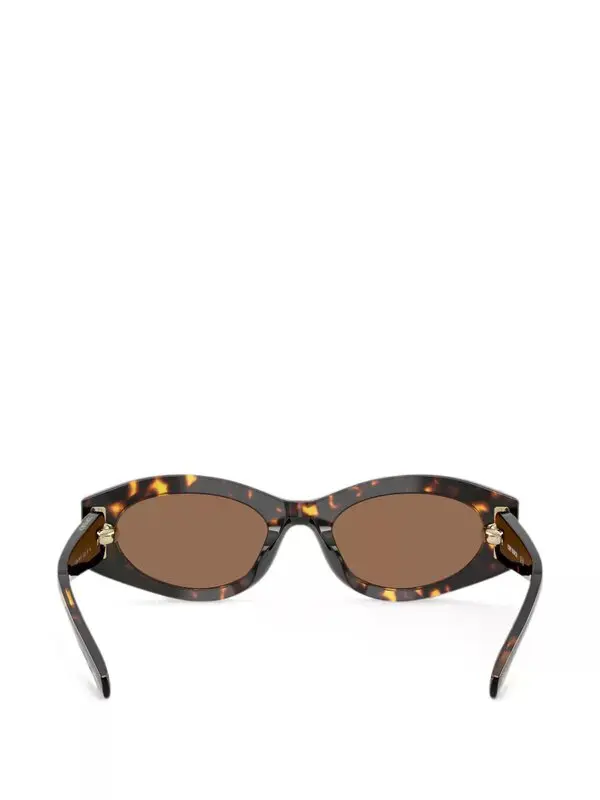 Tory Burch Oval Tortoiseshell Sunglasses