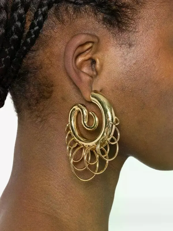 PANCONESI Serpent Hoop Earrings