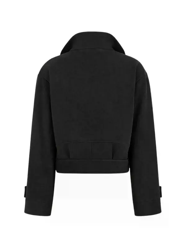 Giorgio Armani Shawl-collar Cropped Jacket