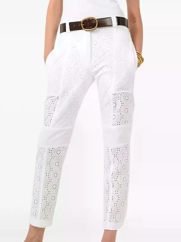 Barbara Bui Broderie-anglaise Straight Trousers