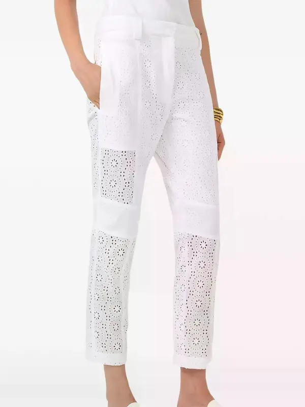 Barbara Bui Broderie-anglaise Straight Trousers