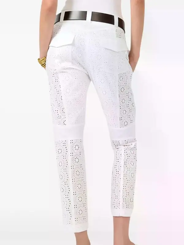 Barbara Bui Broderie-anglaise Straight Trousers