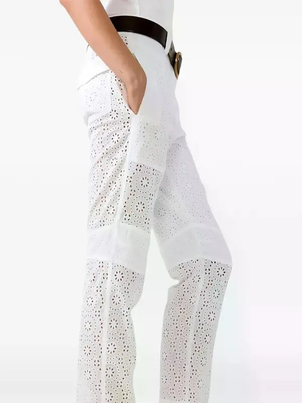 Barbara Bui Broderie-anglaise Straight Trousers