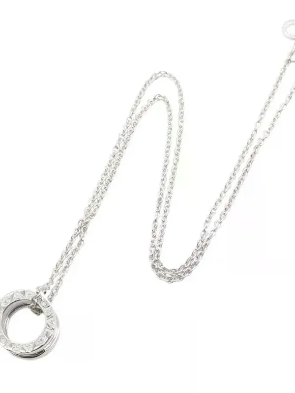 BVLGARI 2010s B-zero1 Pendant Necklace - Silver