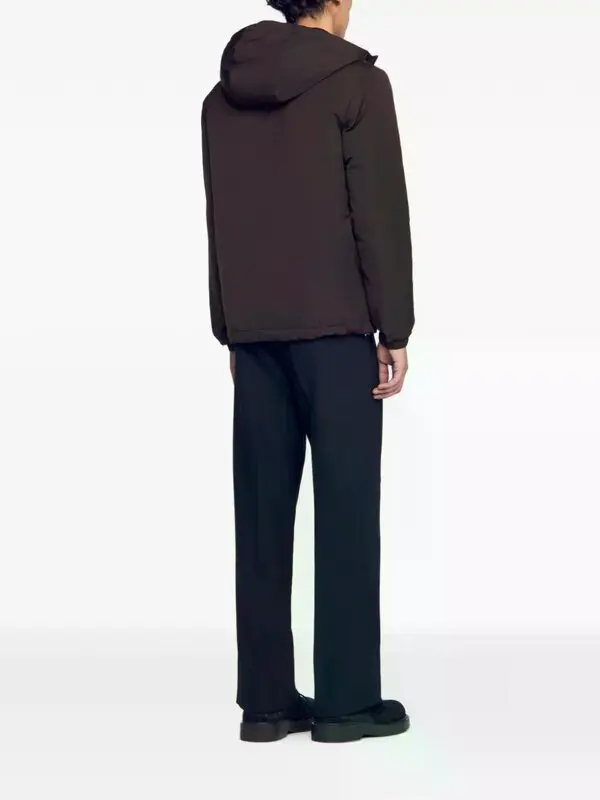 Sandro Hooded Zip-up Jacket