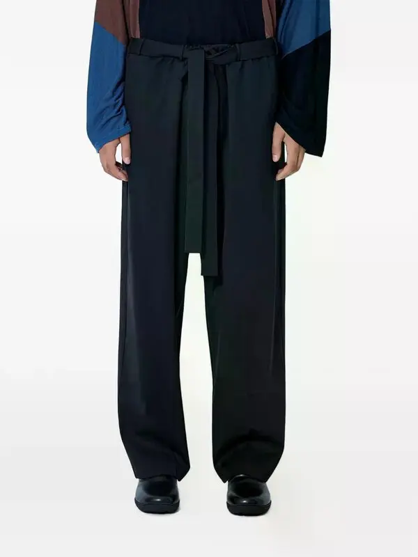 KIKO KOSTADINOV Tie-waist Wide-leg Trousers