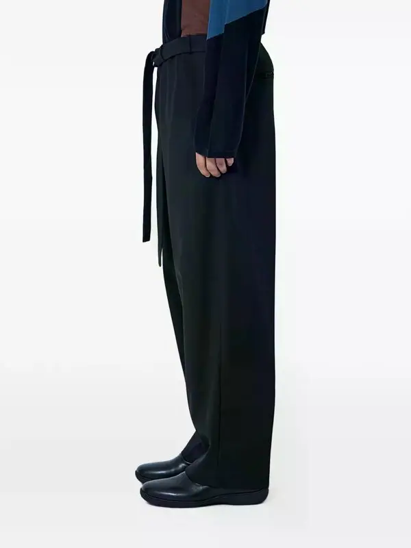 KIKO KOSTADINOV Tie-waist Wide-leg Trousers