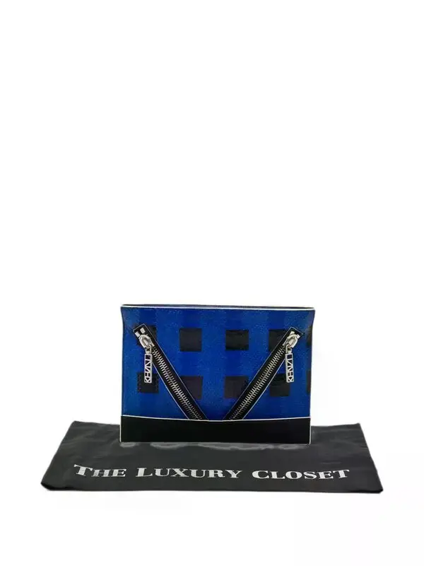 Kenzo Kalifornia Python-embossed Clutch Bag
