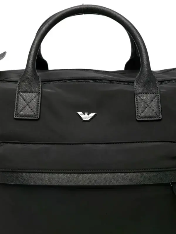Emporio Armani Logo-plaque Holdall - Black