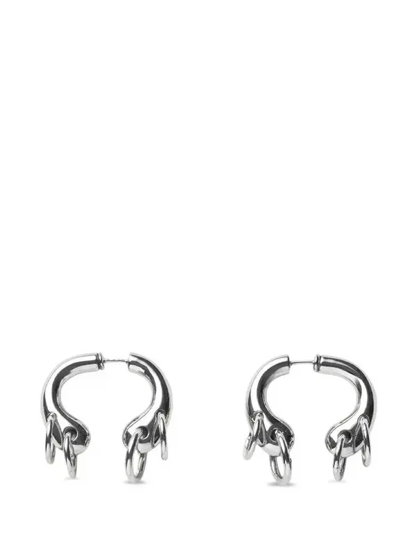 PANCONESI Helix Hoop Earrings - Silver