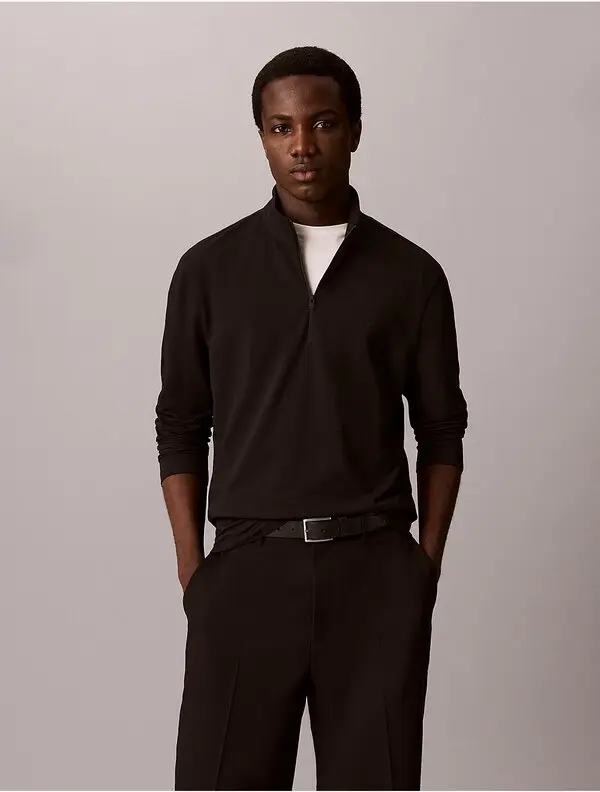 Calvin Klein Tech Pique 1/4 Zip Top
