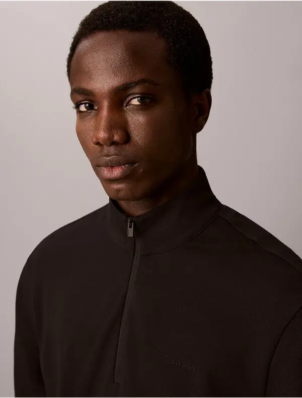 Calvin Klein Tech Pique 1/4 Zip Top