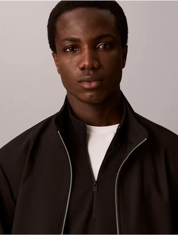 Calvin Klein Tech Pique 1/4 Zip Top