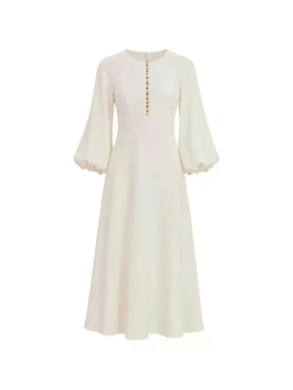 Zimmermann Embellished Cutout Midi Dress