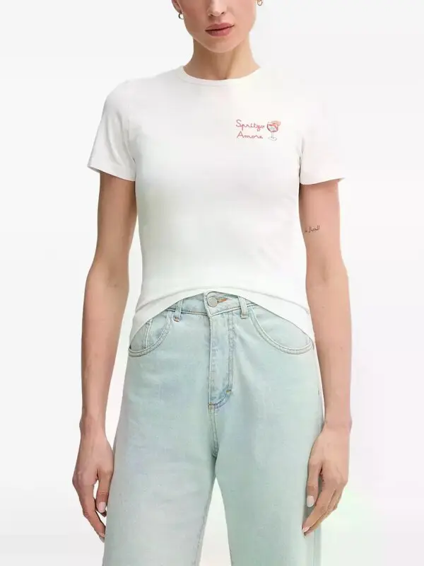 MC2 SAINT BARTH Embroidered T-shirt