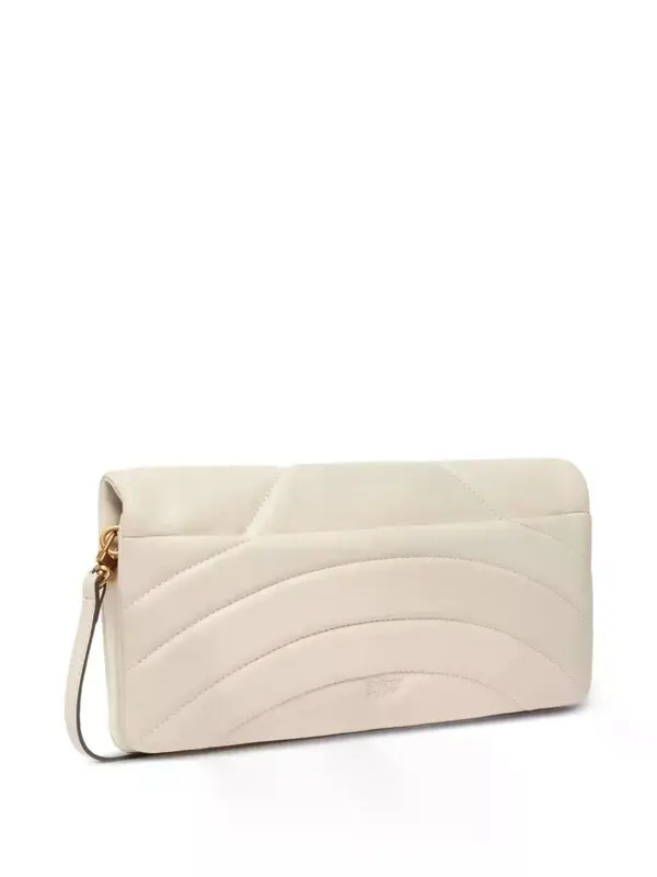 Pinko Love Birds Quilted Leather Shoulder Bag