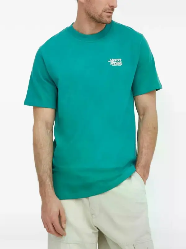 THE MERCER BRAND Crewneck T-shirt With Logo Detail