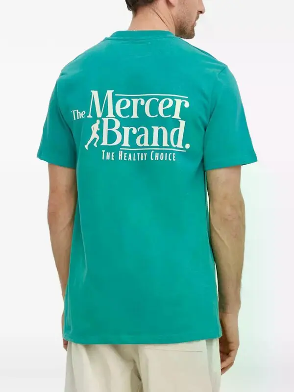 THE MERCER BRAND Crewneck T-shirt With Logo Detail