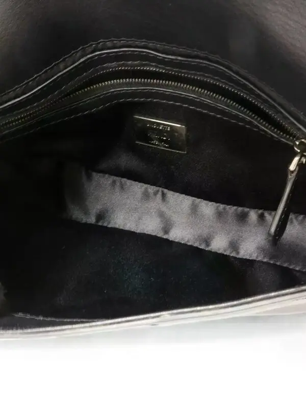 Fendi Baguette Shoulder Bag With Ruffled Detailing