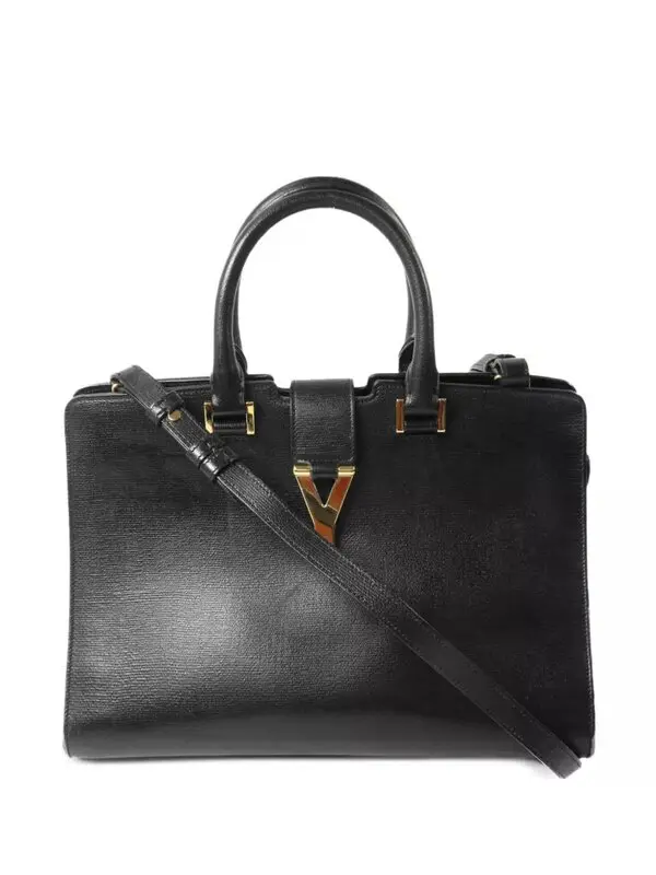 Saint Laurent Cabas Chyc Two-way Handbag - Black
