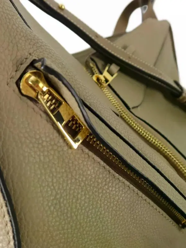 Loewe Hammock Leather Shoulder Bag - Neutrals