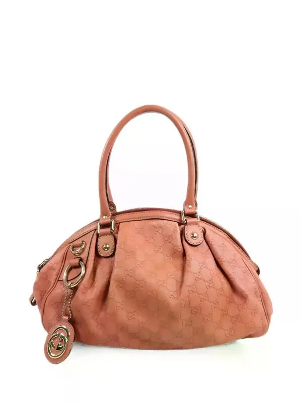 Gucci Sukey Leather Shoulder Bag - Pink