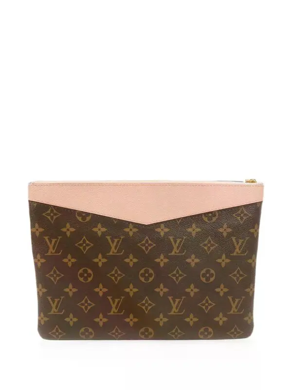 LOUIS VUITTON Monogram Daily Pouch Clutch Bag