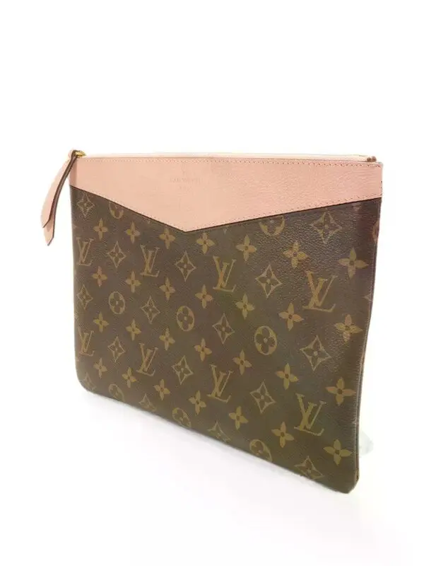 LOUIS VUITTON Monogram Daily Pouch Clutch Bag