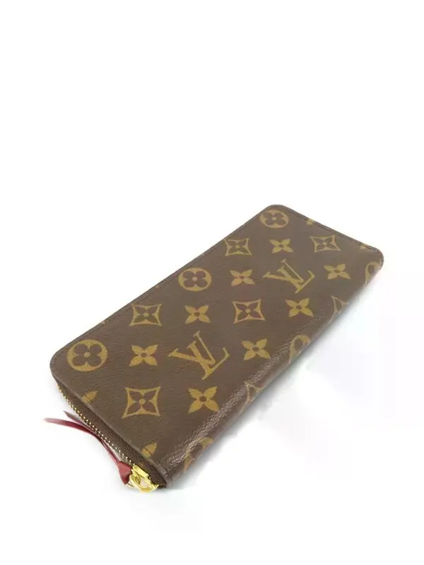 LOUIS VUITTON Monogram Clemence Wallet - Brown