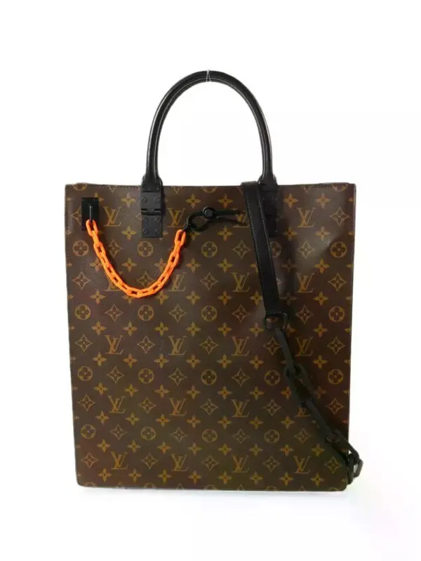 LOUIS VUITTON Sac Plat Monogram Tote Bag