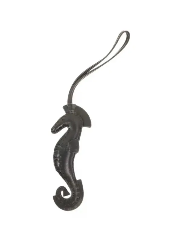 Hermès Agneau Milo Hippo Seahorse Charm