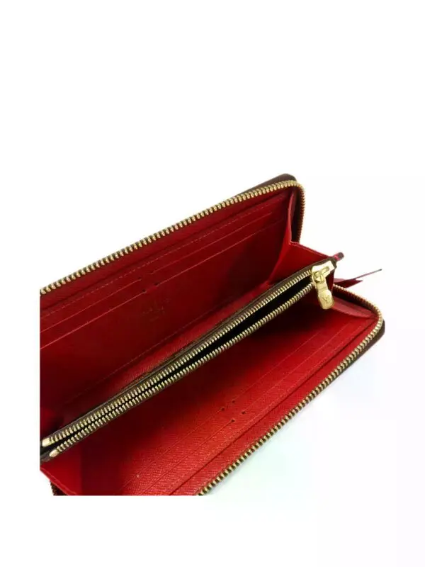 LOUIS VUITTON Damier Ebene Clemence Wallet