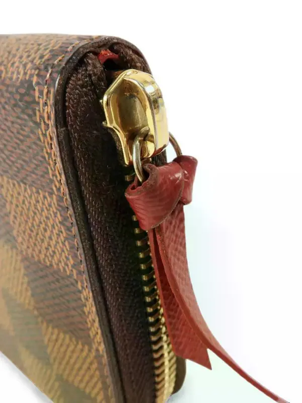 LOUIS VUITTON Damier Ebene Clemence Wallet - Brown