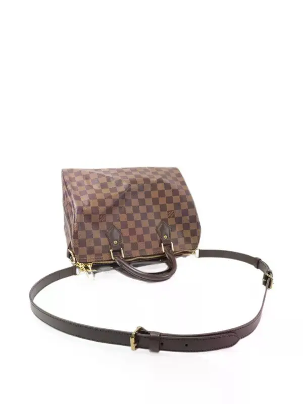 LOUIS VUITTON Damier Speedy Bandoulière 30 Handbag - Brown