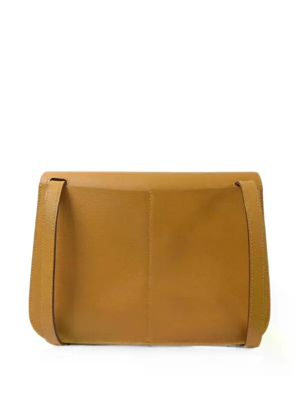 Hermès Halzan 25 Leather Tote Bag - Brown