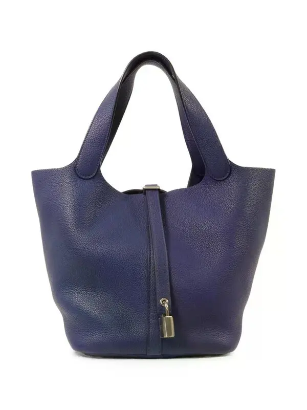 Hermès Mm Picotin Tote Bag - Blue