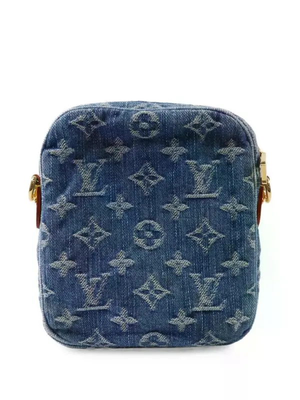 LOUIS VUITTON Monogram Denim Fairfax Mini Bag - Blue