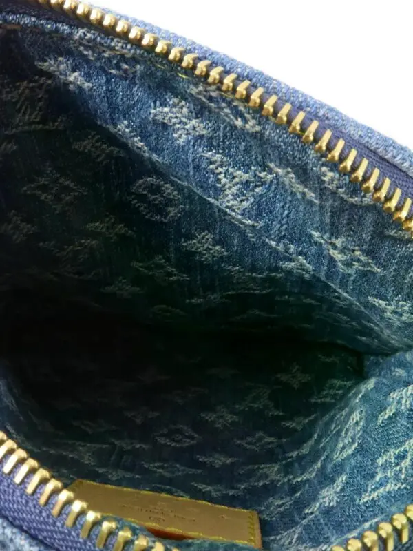 LOUIS VUITTON Monogram Denim Fairfax Mini Bag - Blue