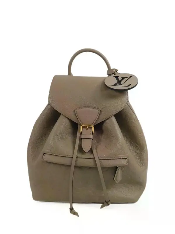 LOUIS VUITTON 2023 Pm Montsouris Monogram Empreinte Backpack - Neutrals