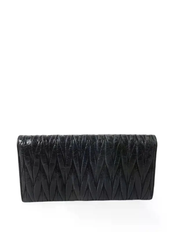 Miu Miu Matelassé Leather Wallet