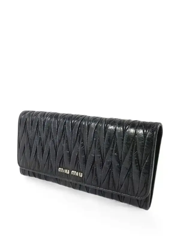 Miu Miu Matelassé Leather Wallet