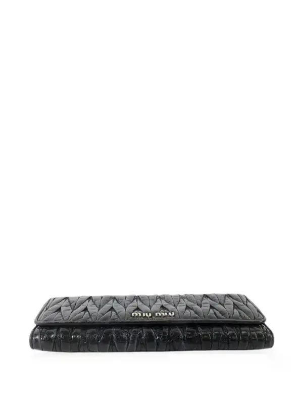 Miu Miu Matelassé Leather Wallet