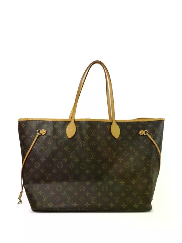LOUIS VUITTON Gm Neverfull Monogram Tote Bag - Brown