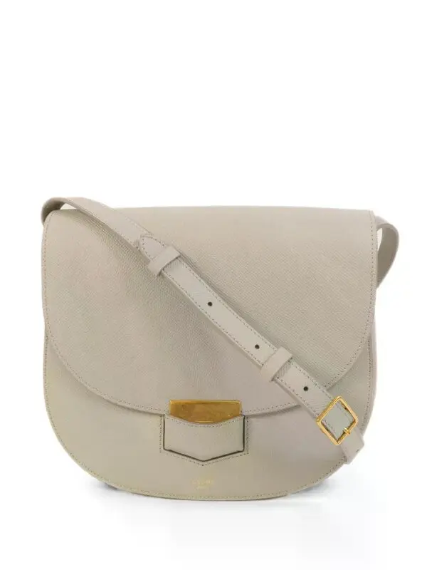 Celine Trotteur Shoulder Bag - Neutrals